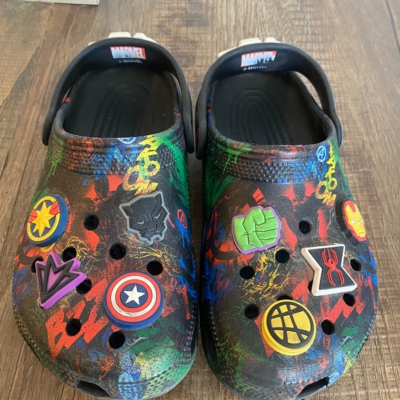 CROCS | Shoes | Marvel Limited Edition Crocs Size J3 Excellent ...
